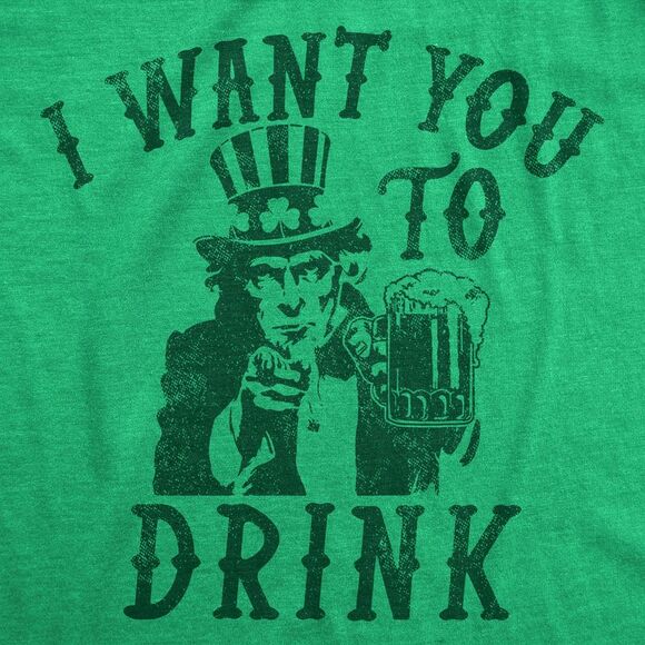 Crazy Dog T-Shirts | Shirts | Mens I Want You To Drink T Shirt Funny St ...
